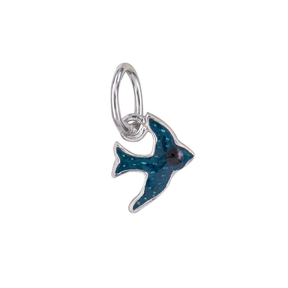 Sterling Silver Blue Bird Charm. | GoldCityJewellers.com.au